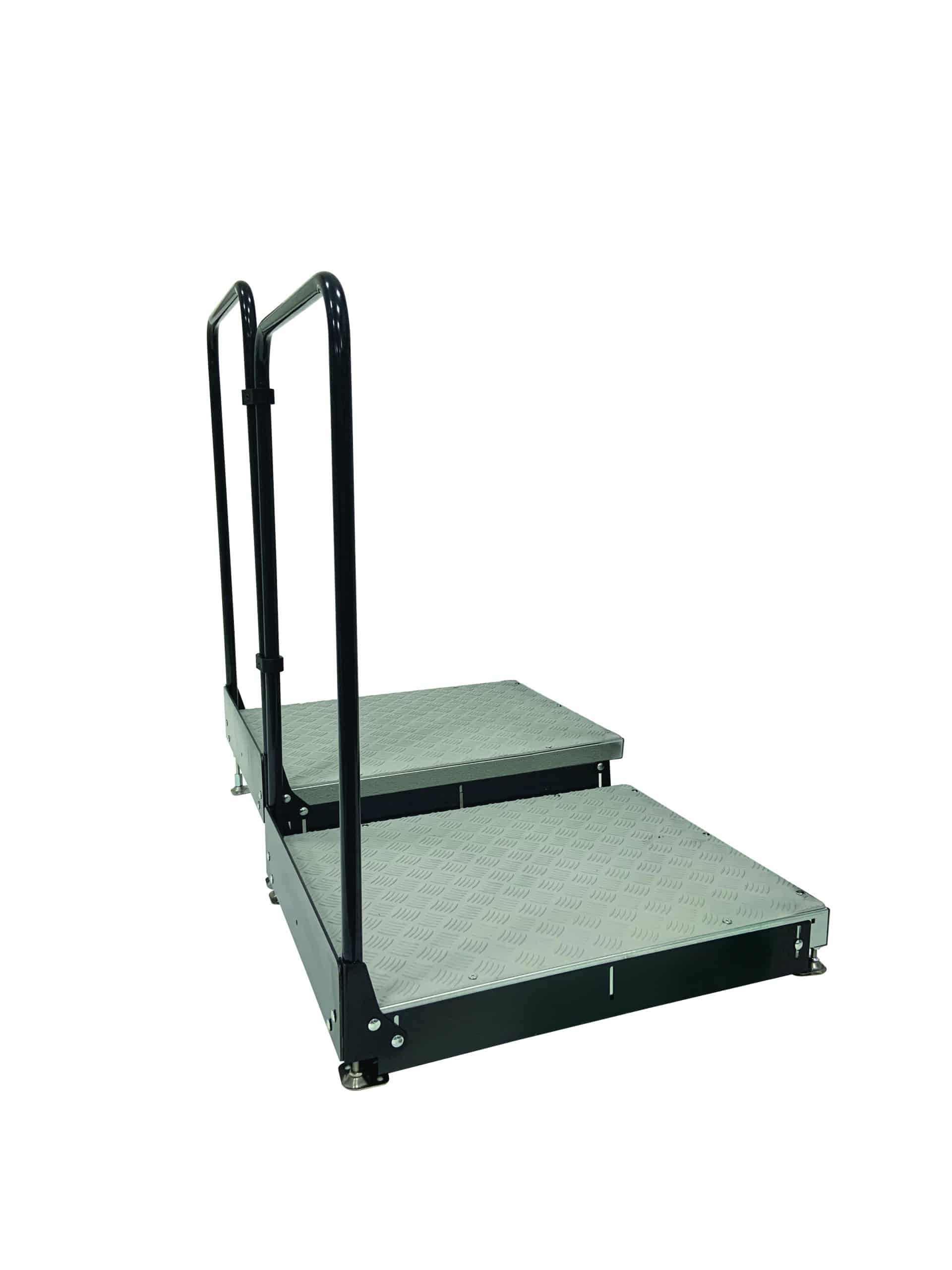 Welcome Double Giant Half-Step With Handrail | Easy Access